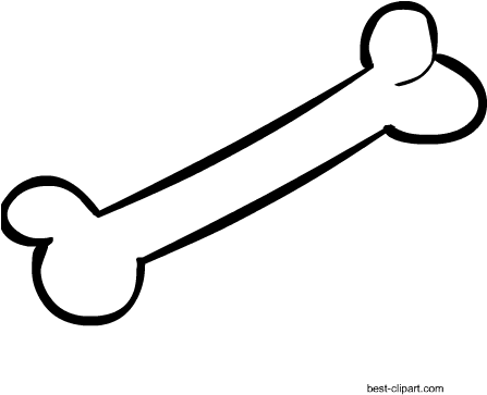 Free Dog Bone Clip Art - Clip Art (450x450), Png Download