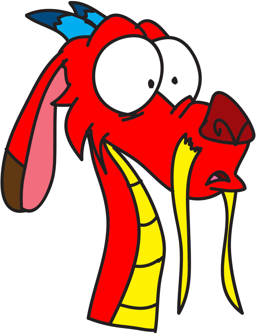 Mushu's Face From Mulan (1024x1335), Png Download