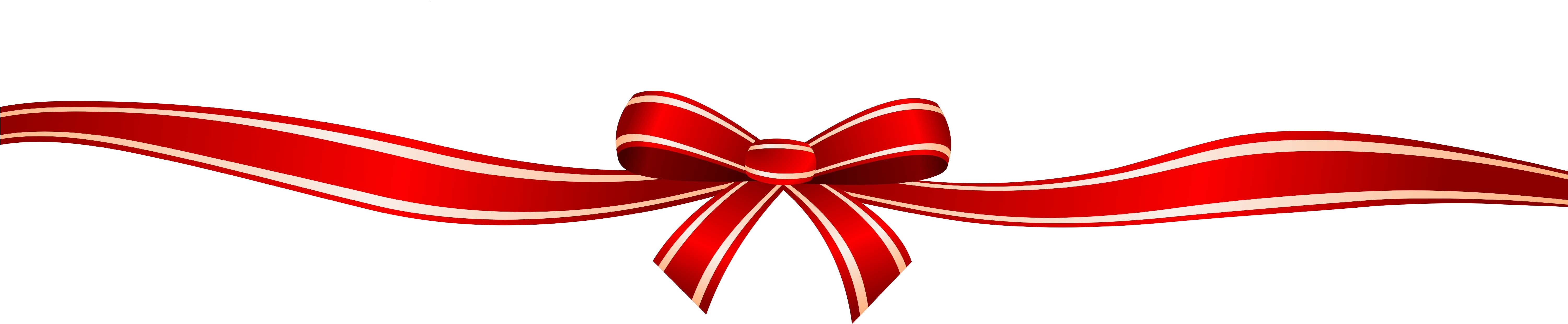 Red Ribbon Border Png Download - Happy Birthday Bow Png (6000x1400 ...