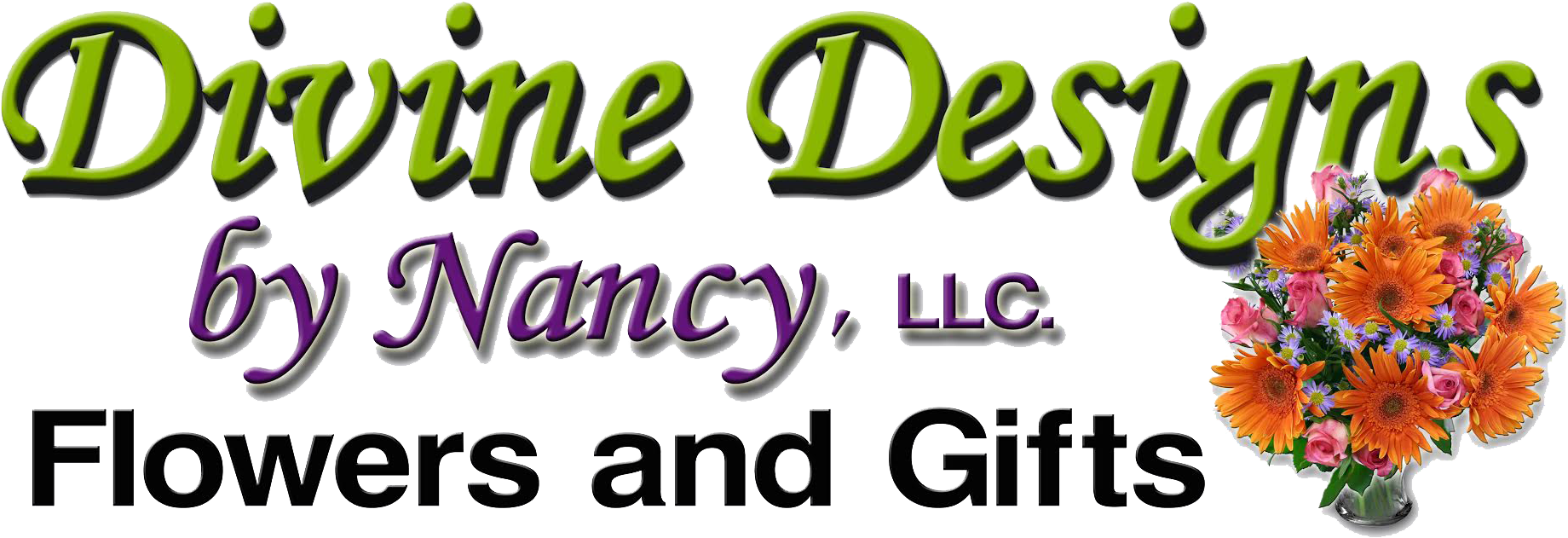 Divine Designs By Nancy - Flower (1917x653), Png Download