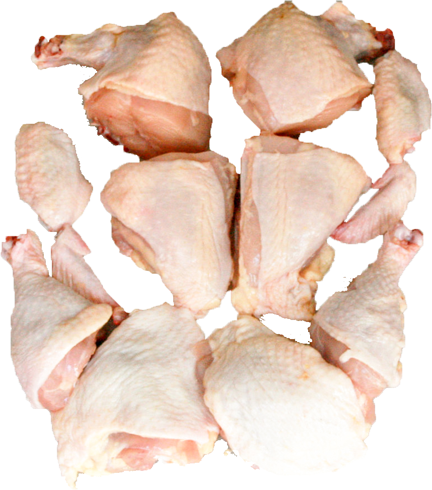 Whole Cut Up Chicken - Cut Up Chicken Png (1000x1000), Png Download