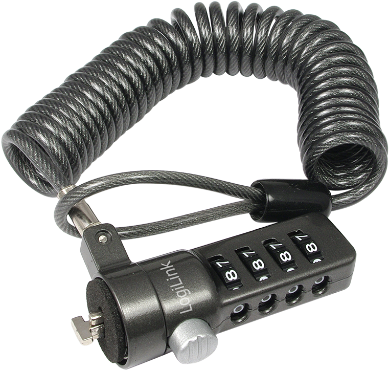 Product Image (png) - Black Lock Laptop (800x800), Png Download