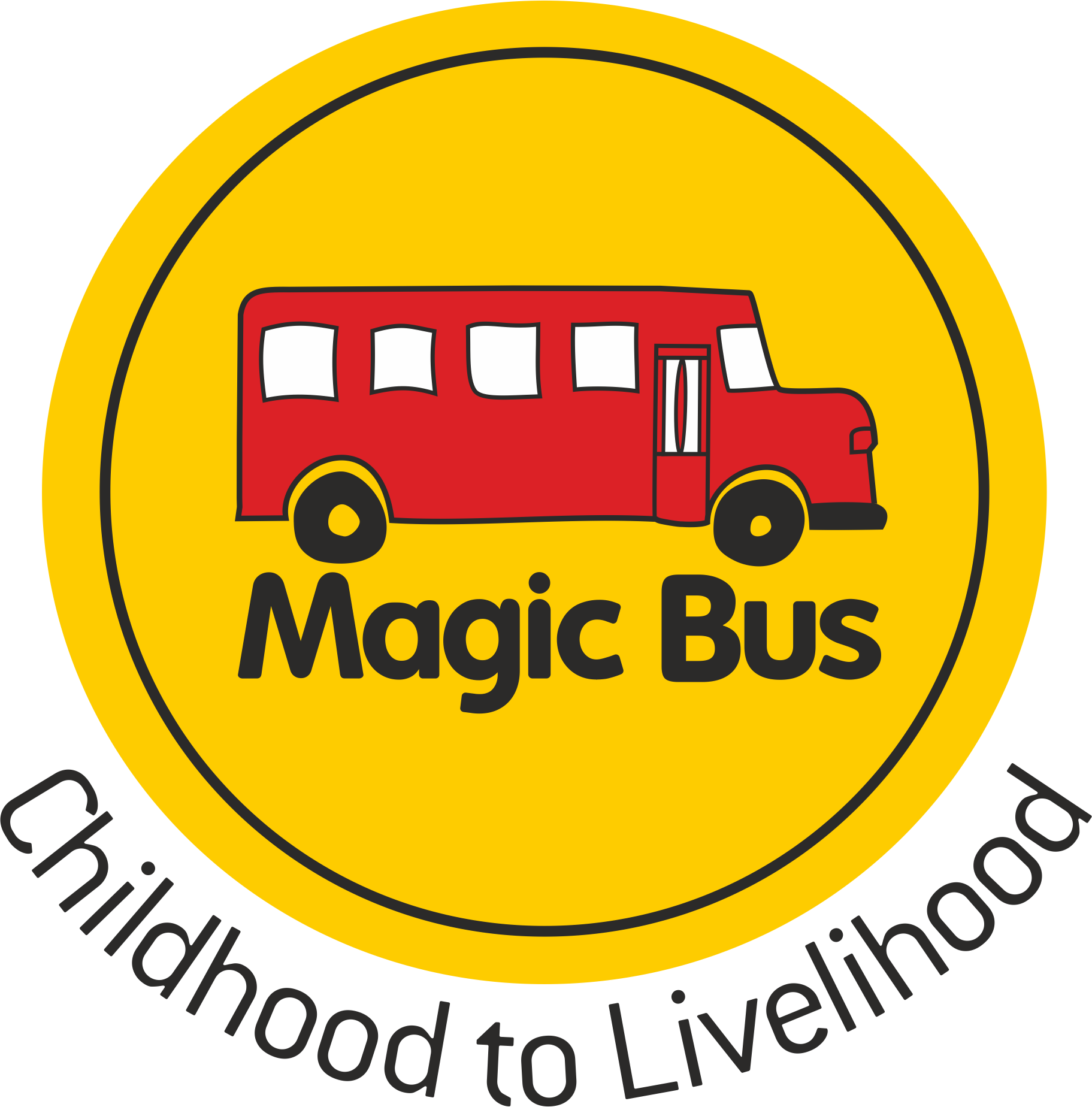 Magicbuslogo - Magic Bus India Foundation Logo (1823x1848), Png Download