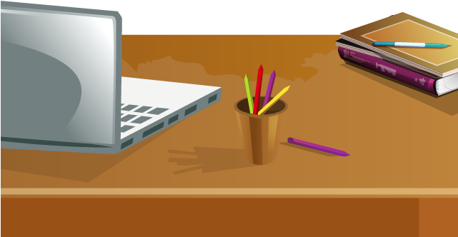 Classroom Desk - Day - Episode Interactive Desk Overlay (640x960), Png ...