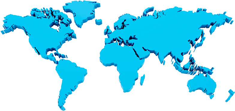 World Map Flat Color (900x450), Png Download