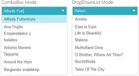 Data Binding - Modern Ui Combobox (470x262), Png Download