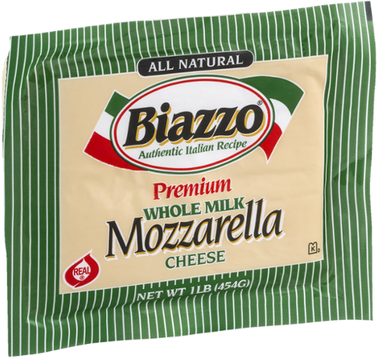Biazzo Cheese, Part Skim Mozzarella - 8 Oz (600x600), Png Download