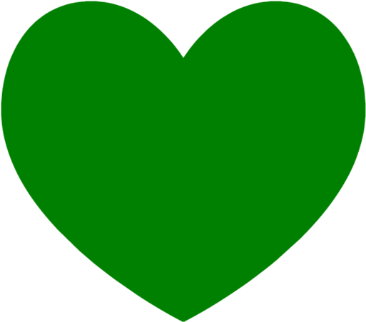 Heart Icon - Green Heart (750x750), Png Download