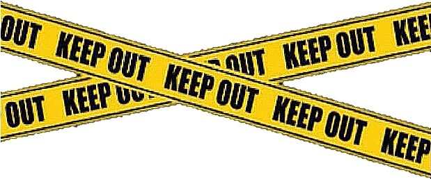 Download Keepout Yellow Black Freetoedit - Keep Out Png | Transparent ...