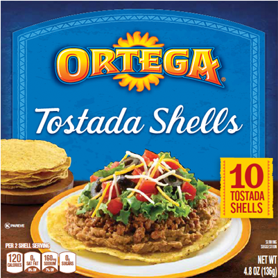 Ortega Tostada Shells - Ortega Fiesta Flats Kit - 1 Kit, 9.8 Oz ...