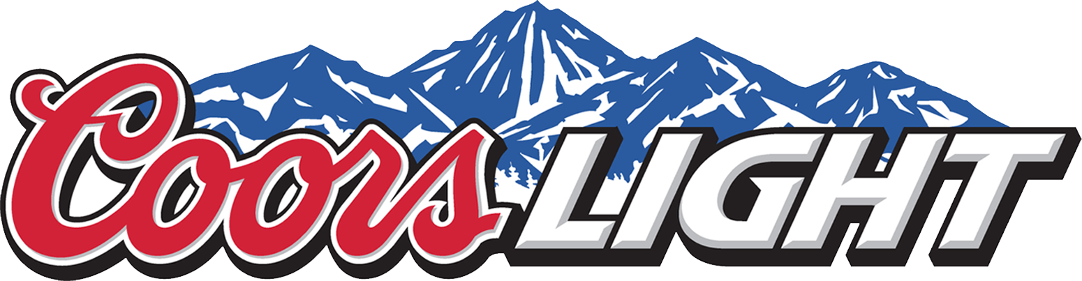 Logo-coors - Coors Light Stickers Mountains (1550x403), Png Download