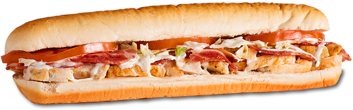 Bacon Ranch Sub Seasoned Chicken Breast, Bacon, Creamy - Fast Food ...