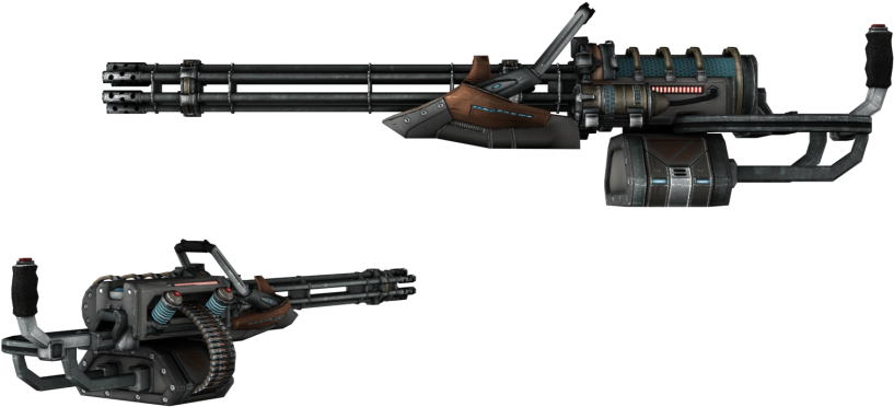 Heavy Rapid Fire Machine Gun - Gun (1024x576), Png Download