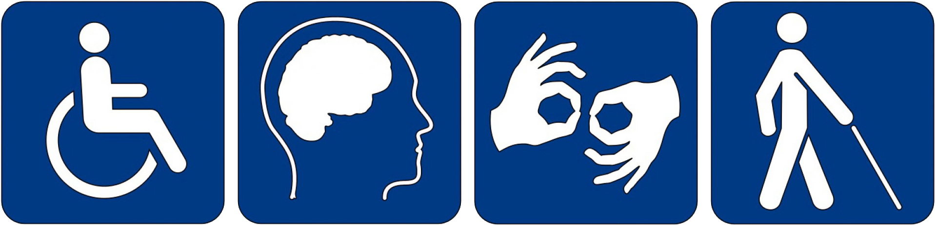 Download Disability Symbols - Web Accessibility | Transparent PNG ...