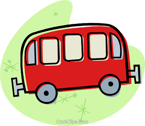 Toy Bus Royalty Free Vector Clip Art Illustration - Bus (480x419), Png ...