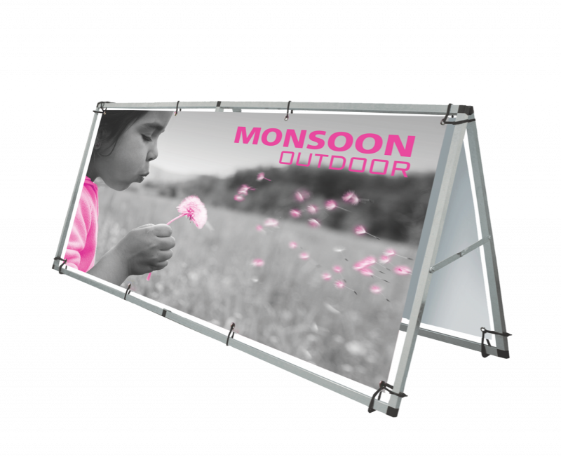 Portable Outdoor Banner Frames (800x652), Png Download