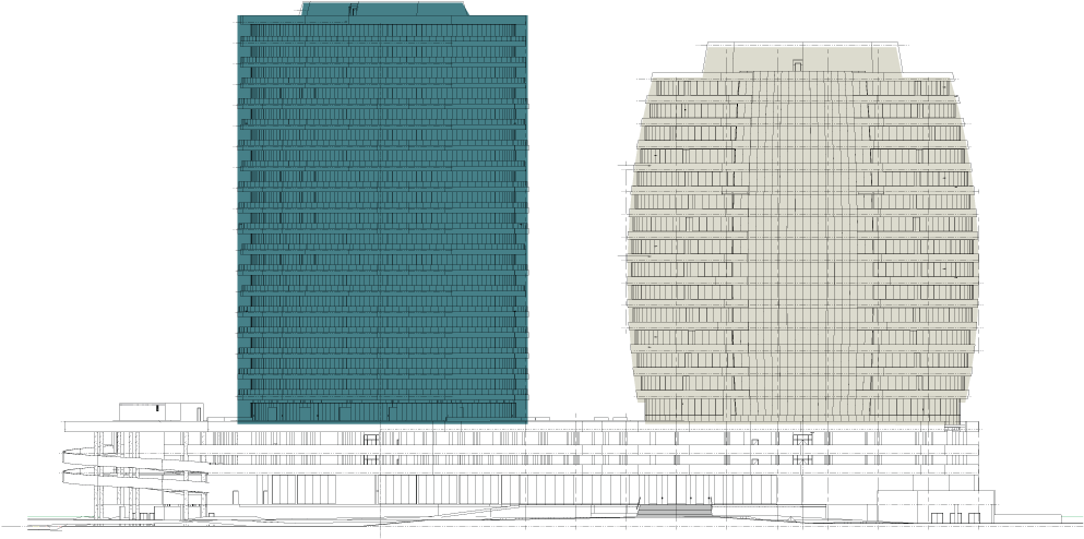 Projecto Das Torres Rani - Architecture (1030x529), Png Download
