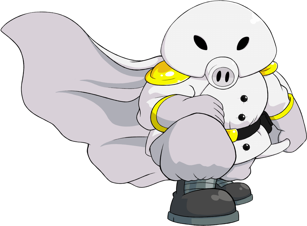 Here's My Pigmask Colonel - Mother 3 Pig Mask (1333x1000), Png Download