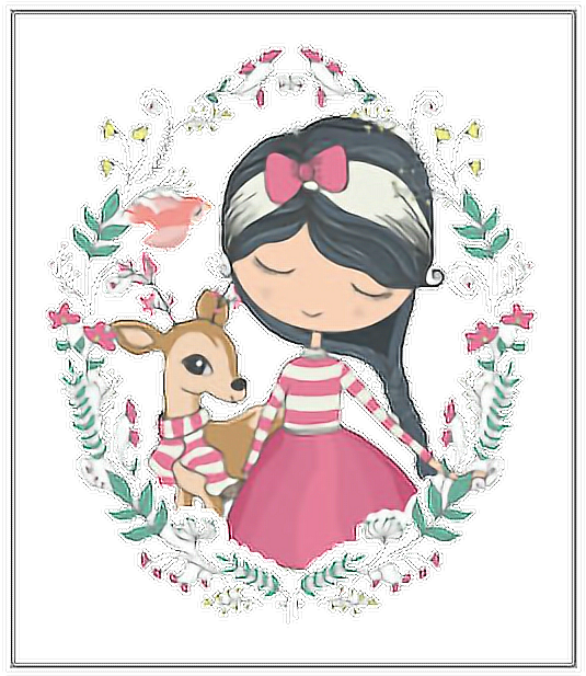 Girly Sticker - Art Print: Studiolondon's Girl Vector/t-shirt Print ...
