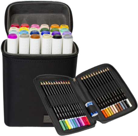 Colorit Mini Duo - Colorit Colored Pencil Set Of 24 - Includes Premium ...
