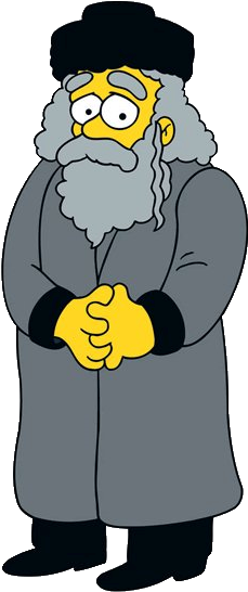 The Simpsons│ Los Simpson - Rabbi Krustofski Simpsons (237x550), Png ...