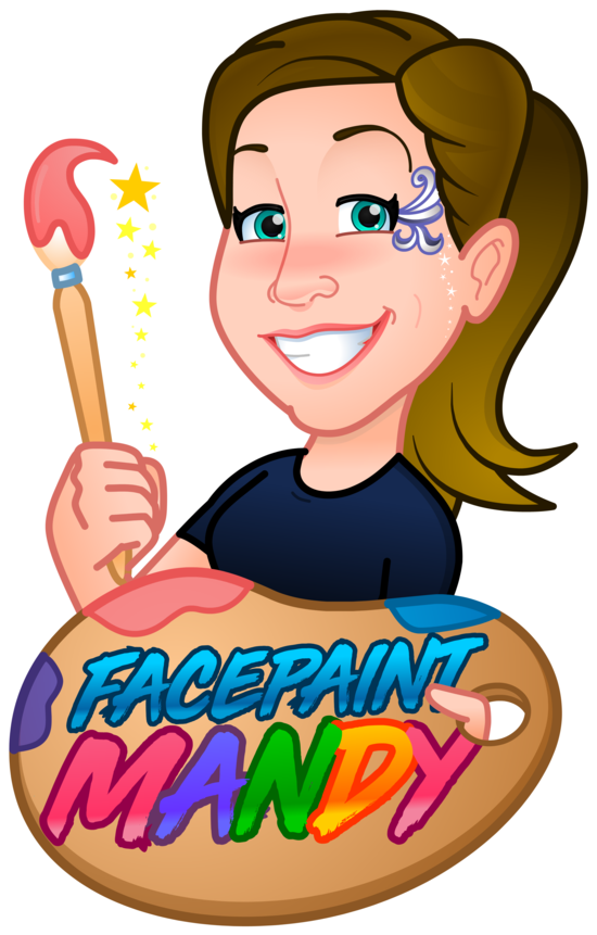 Facepaint Mandy Logo (1000x1000), Png Download