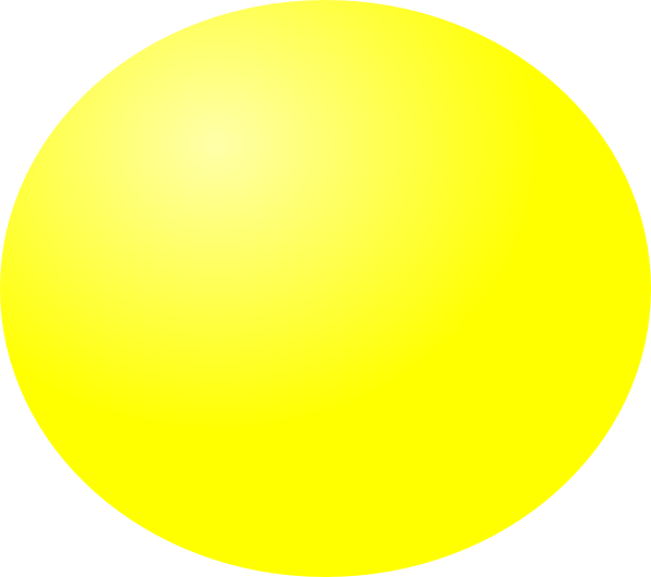 Yellow Ball Clip Art At Clker - Amarillo En Forma De Circulo (600x532 ...