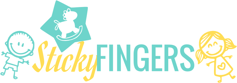 Sticky Fingers - Mickey Mouse (853x292), Png Download