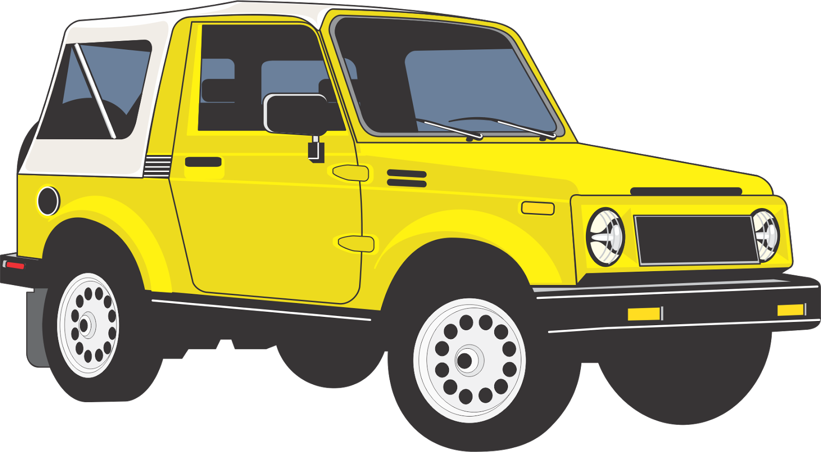 Jeep Vector - Car (1600x880), Png Download