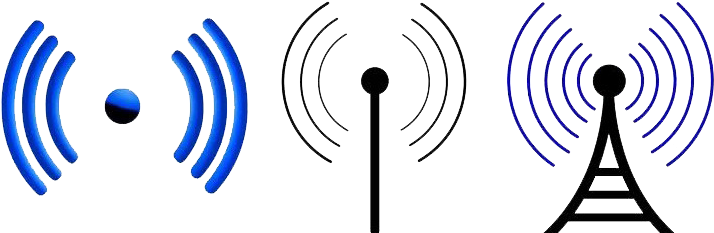 Transparent Wireless Icons Png (728x237), Png Download