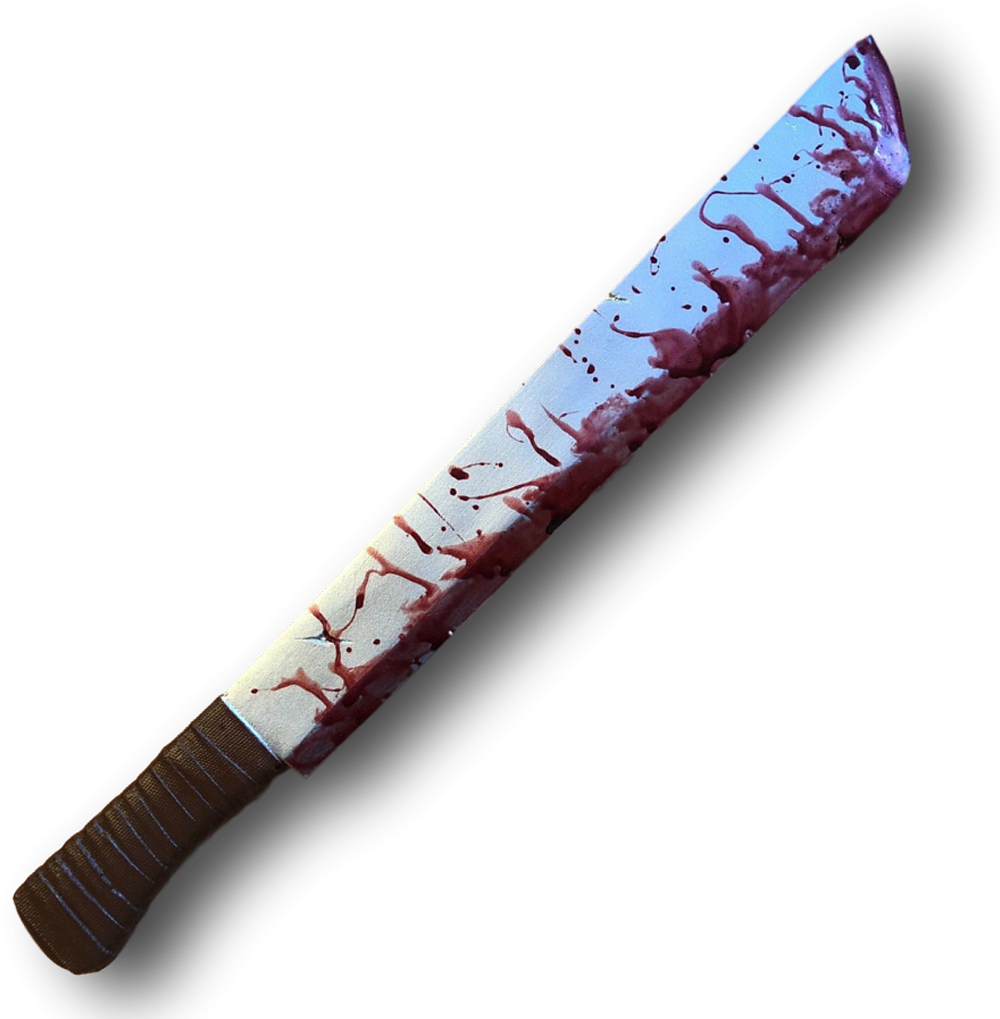 Download Realistic Bloody Machete - Machete | Transparent PNG Download ...
