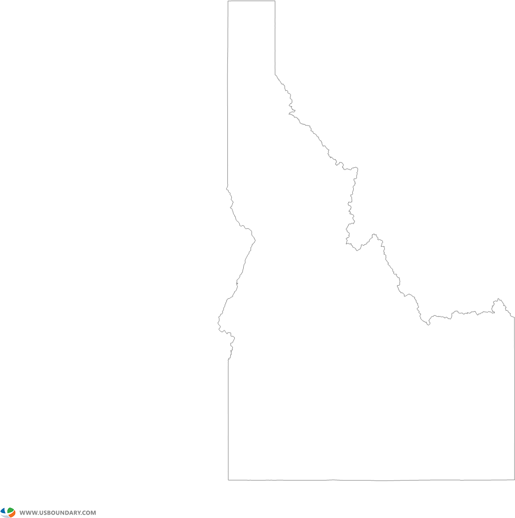 19 Idaho Vector State Huge Freebie Download For Powerpoint - Drawing ...