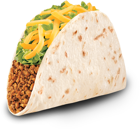 Picture - Taco Bell Taco Transparent (610x484), Png Download