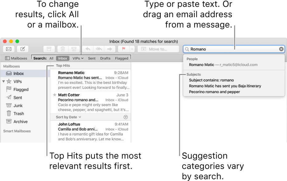 The Mailbox Being Searched Is Highlighted In The Search - Post Box ...