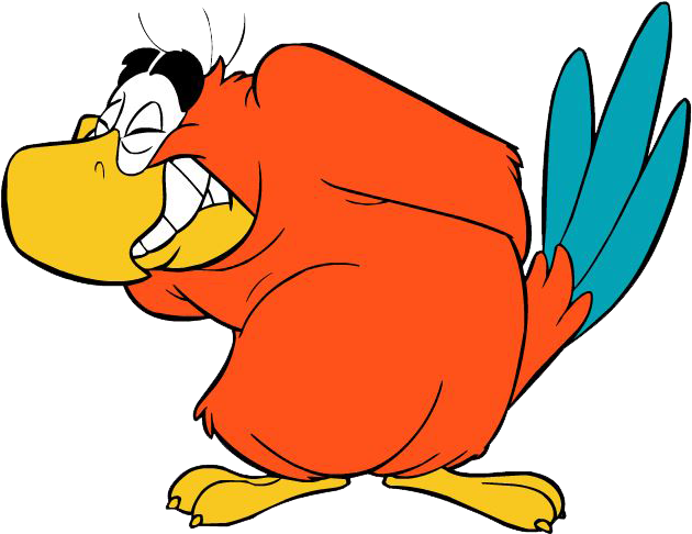 Iagosnicker - Iago Aladdin Png (646x495), Png Download