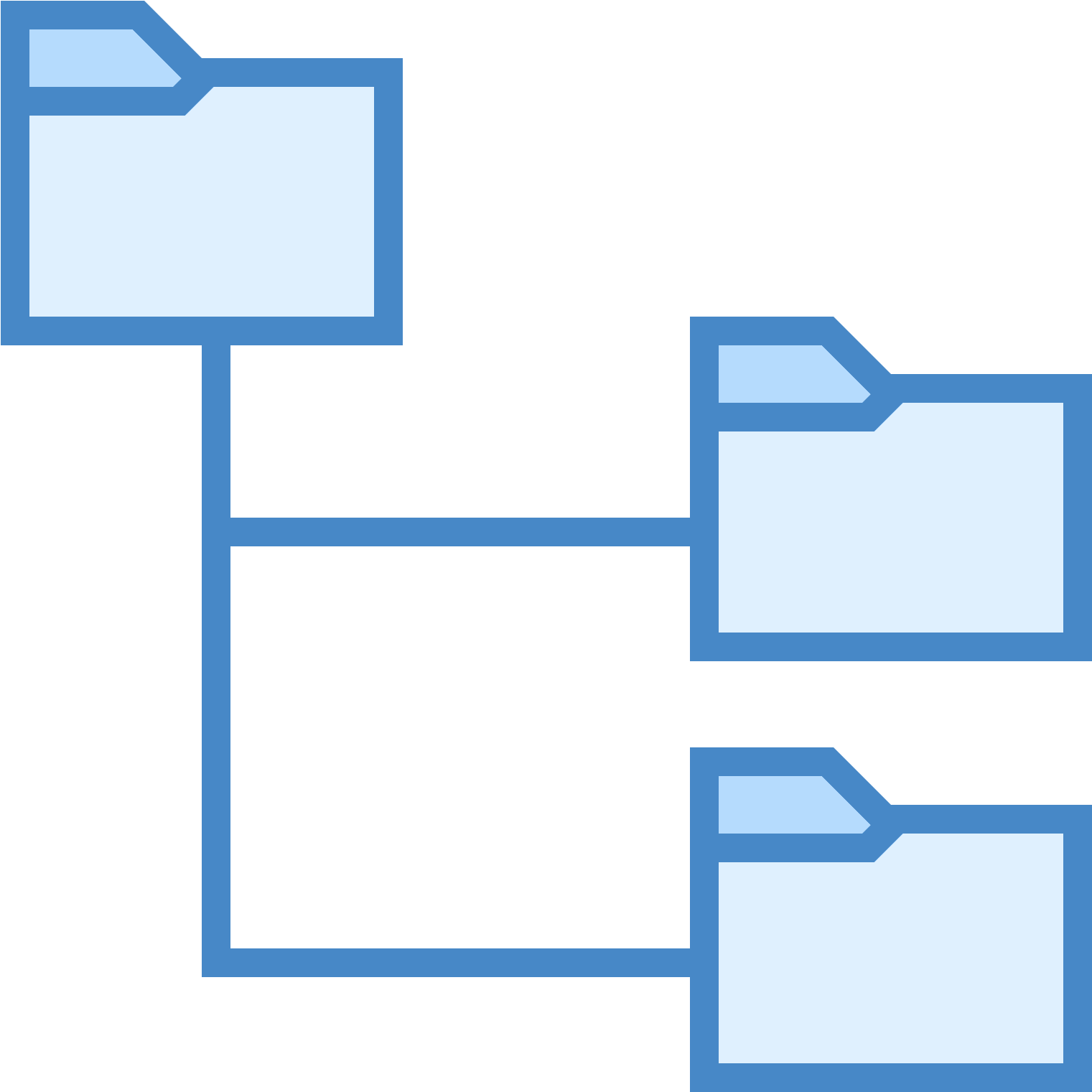 Download Folder Tree Icon - Icon | Transparent PNG Download | SeekPNG