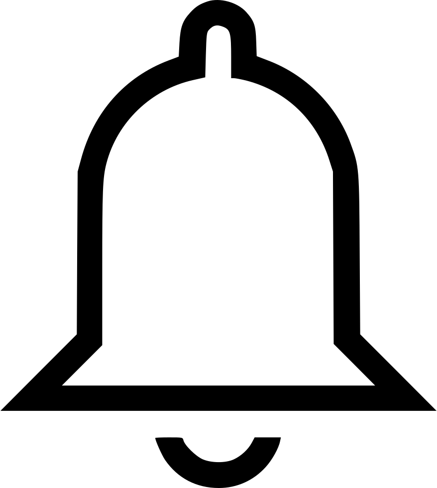Download Bell Comments - Bell Icon Outline Png | Transparent PNG ...