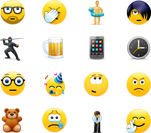 Standard And Hidden Skype Emoticons - Skype Emoticons (520x450), Png ...
