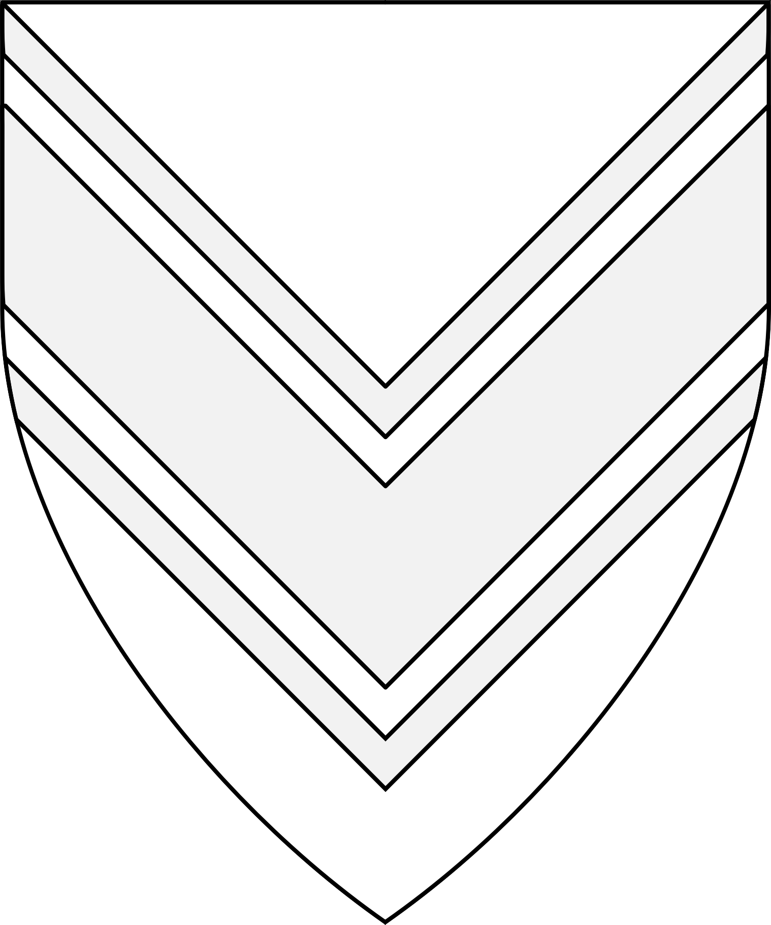 Download Chevron Inverted Cotised - Line Art | Transparent PNG Download ...