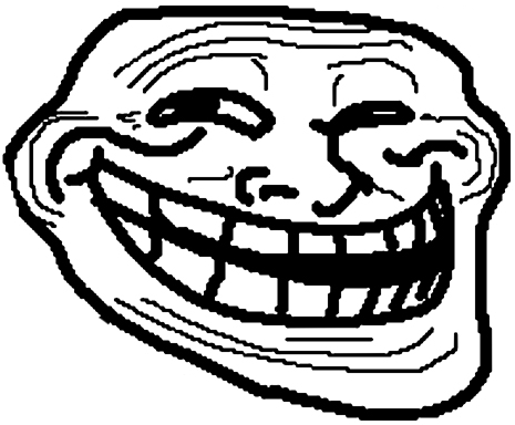 Download Face Black And White Facial Expression Line Art Head - Troll ...