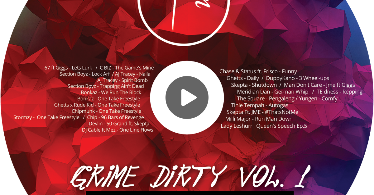 Grime, Uk Trap Music , Uk Hip Hop Grime Dirty Vol (1200x628), Png Download
