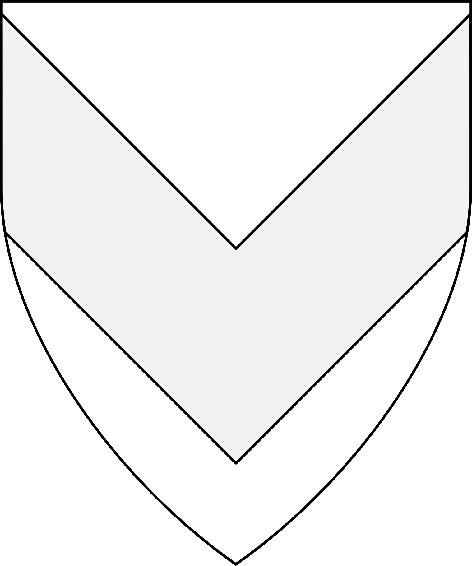 Chevron Inverted - Down Icon White Png (1518x1820), Png Download