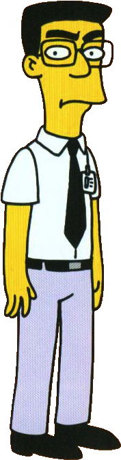 Frank Grimes - Frank Grimes Simpsons (211x699), Png Download