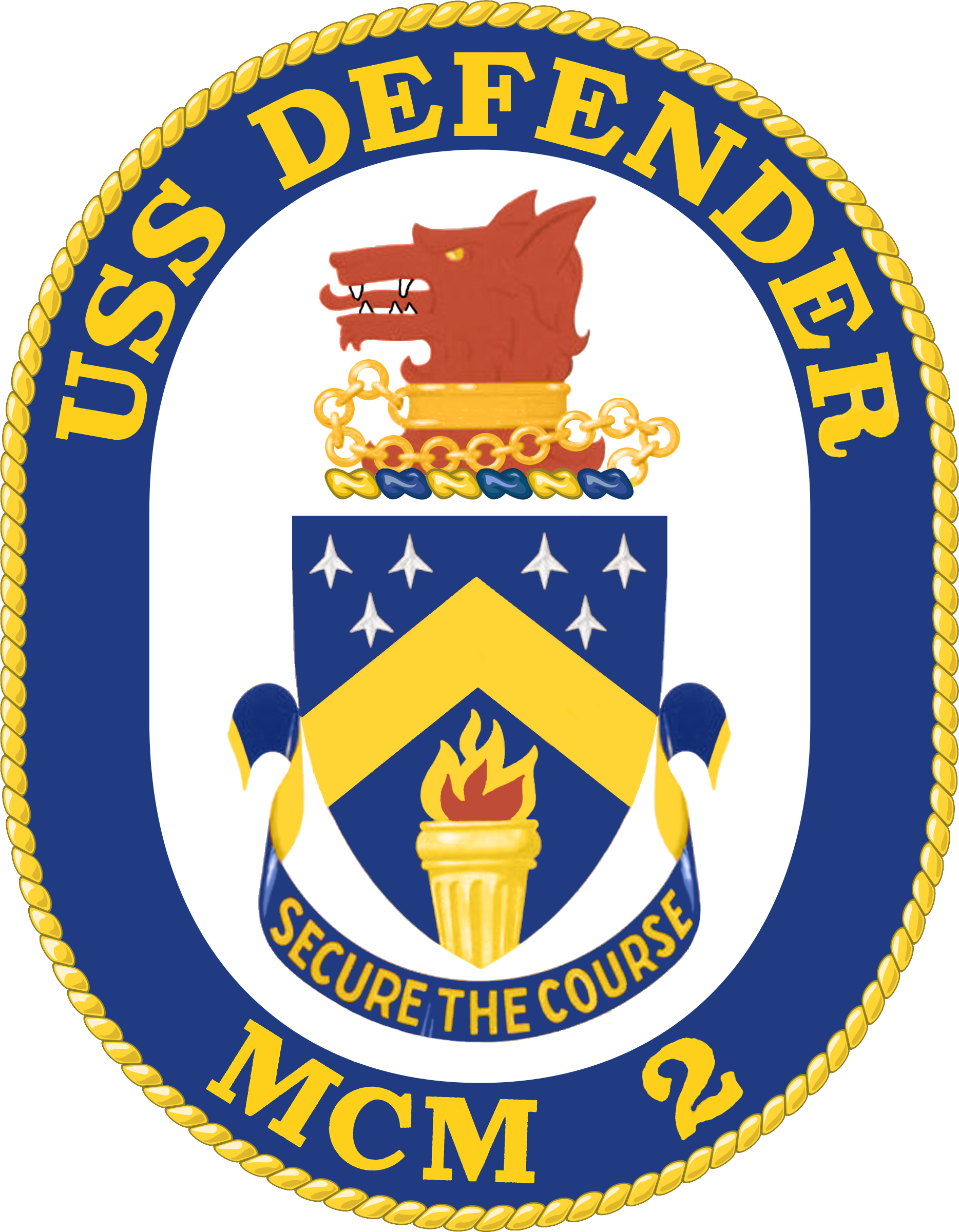 Uss Defender Mcm-2 Crest - International School Of Kuala Lumpur ...