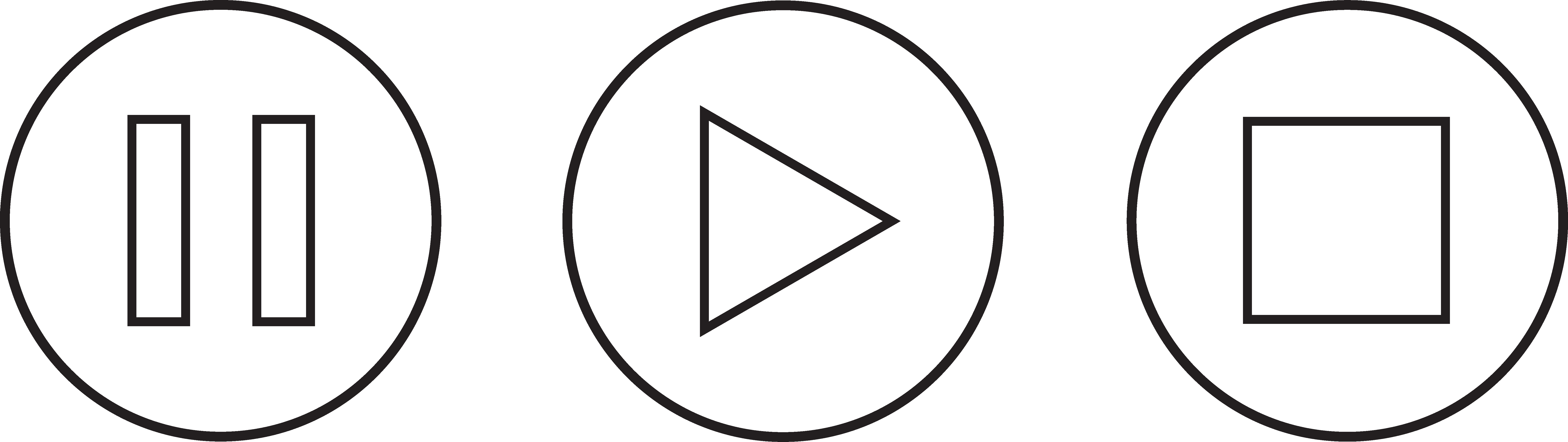 Download Audio Clipart Pause Button - Play And Pause Button ...