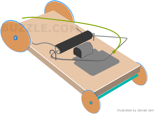 Mousetrap Png Hd - Mouse Trap Car Diagram (550x408), Png Download
