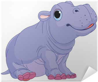 Download Cartoon Baby Hippo | Transparent PNG Download | SeekPNG