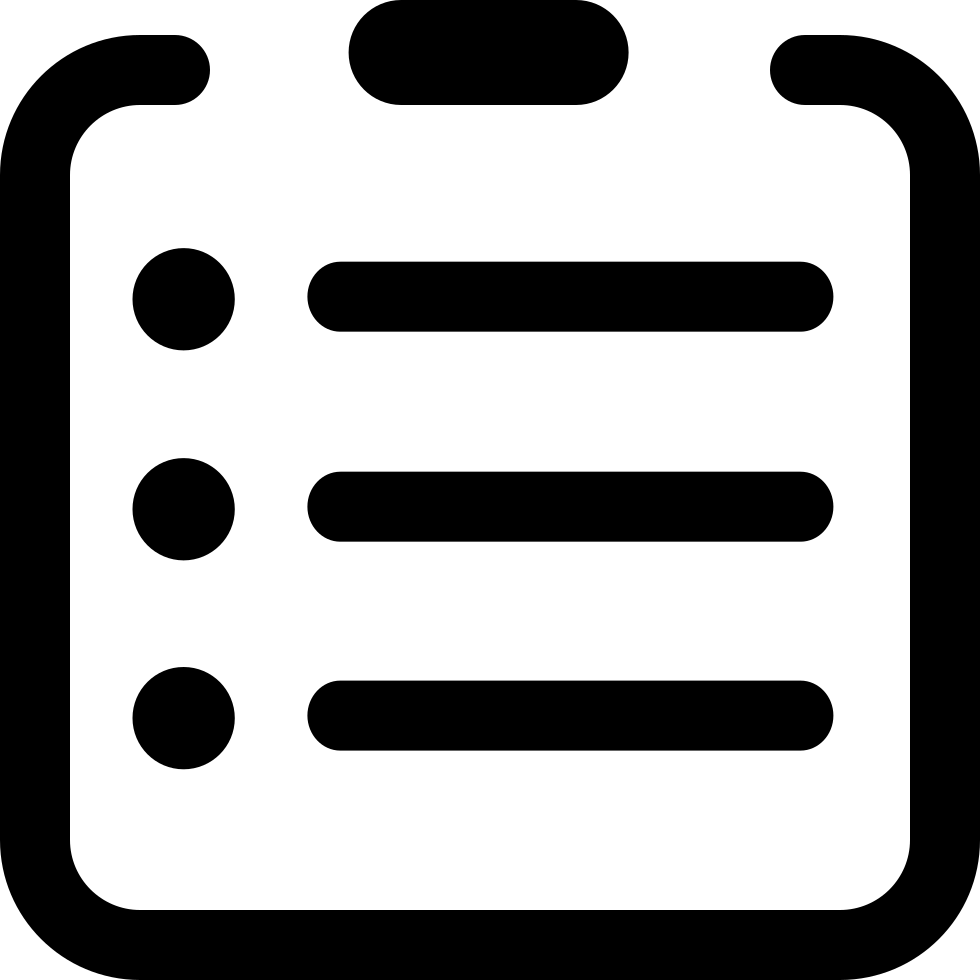 Font Task List Svg Png Icon Free Download - Task List Icon Png (980x980 ...
