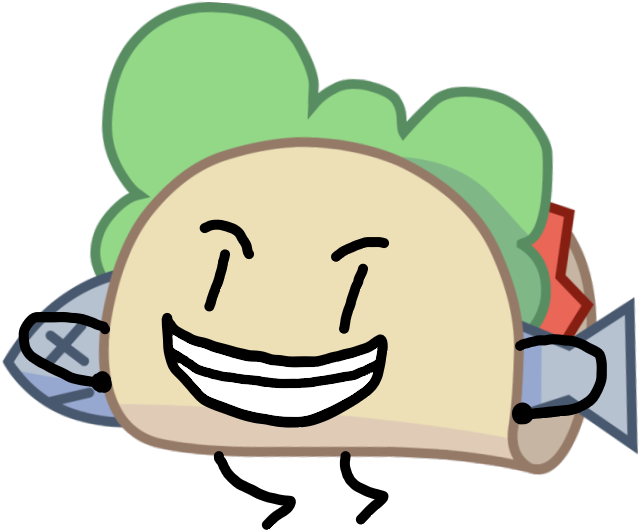 Taco - Battle For Bfdi Taco (840x667), Png Download