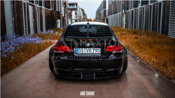 Bmw M3 E92 Rear Window Louver Tmcmotorsport - Bmw E90 Rear Louvers ...